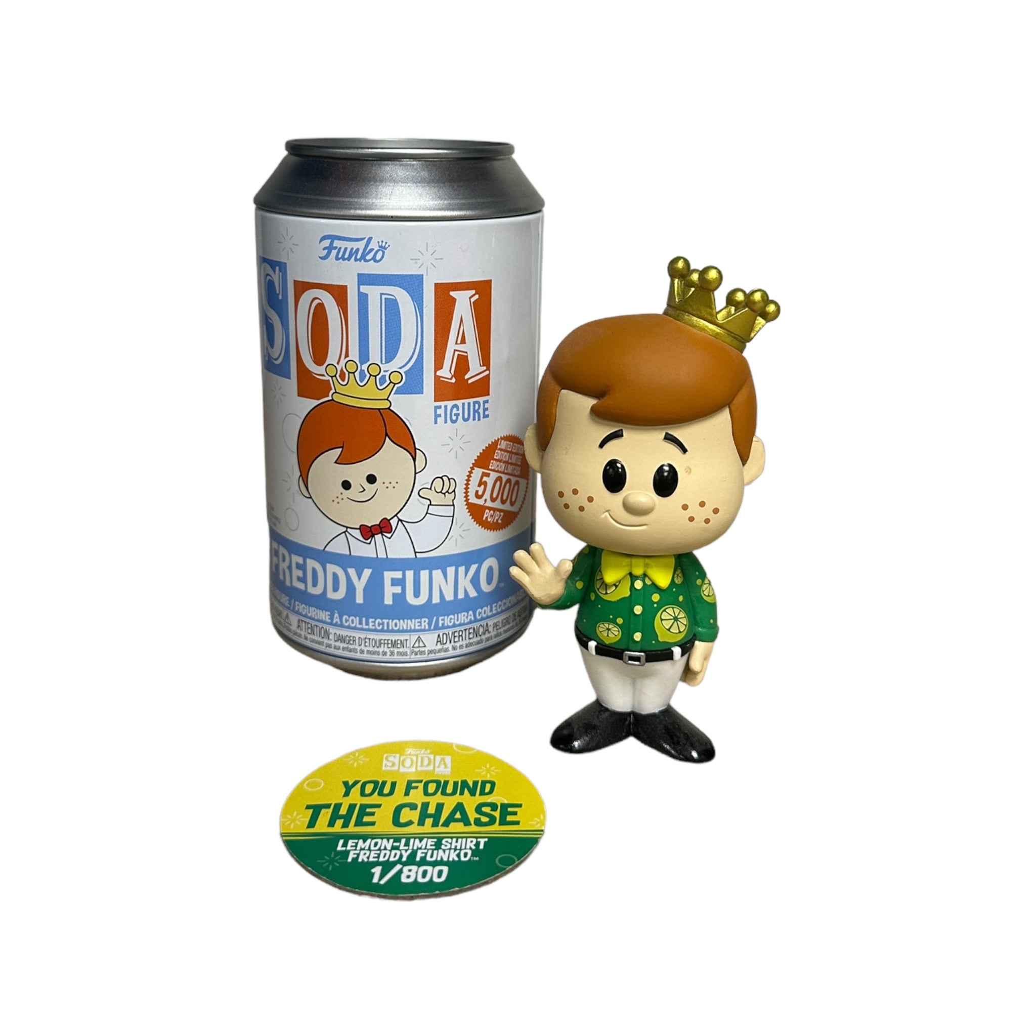 Freddy Funko (Lemon Lime Shirt Chase) Soda | Funko Shop | Collectible
