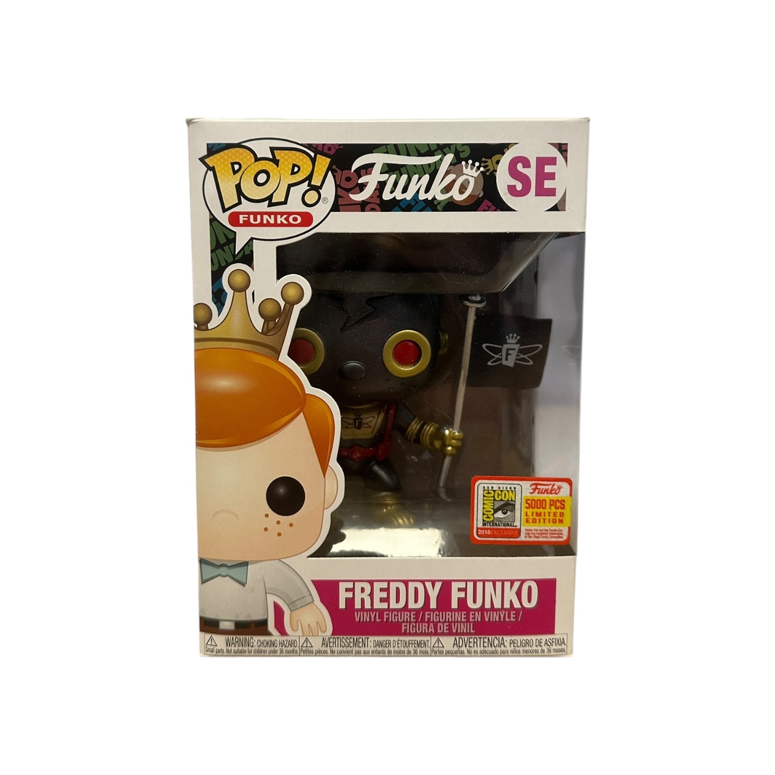 Freddy Funko as Space Robot (Black) | Funko Pop | SDCC 2018 | Collectible