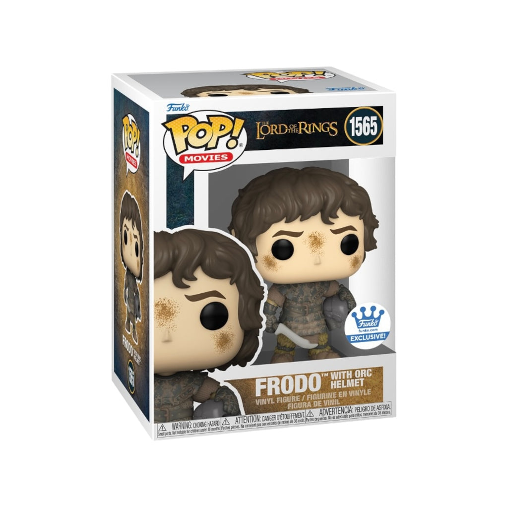 Frodo with Orc Helmet | The Lord Of The Rings | Funko Shop | Collectible