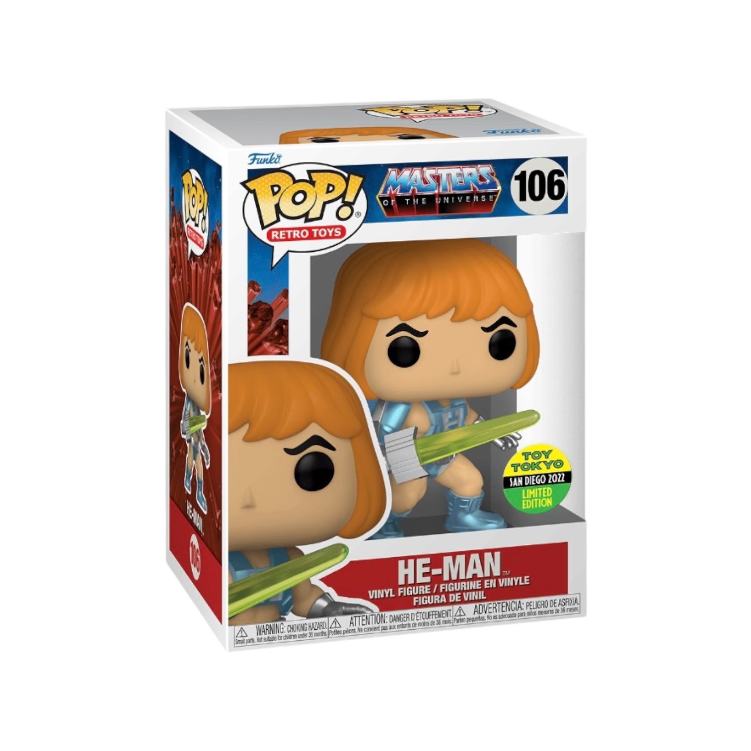 He-Man | Funko Pop | Masters of The Universe | Retro Toys | SDCC 2022 ...