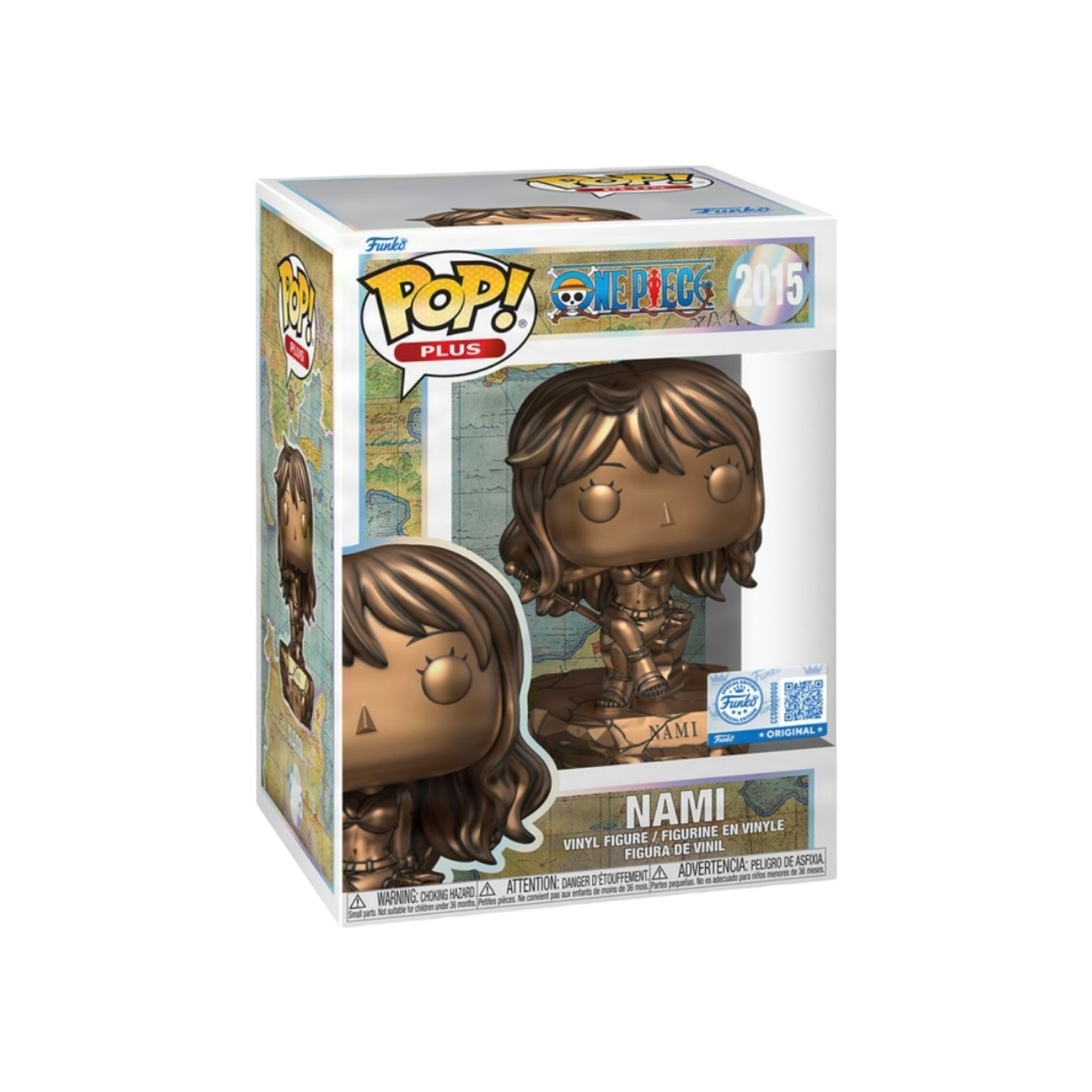 Nami (Bronze Statue) | Funko Pop! Plus | One Piece | Animation | Funko ...