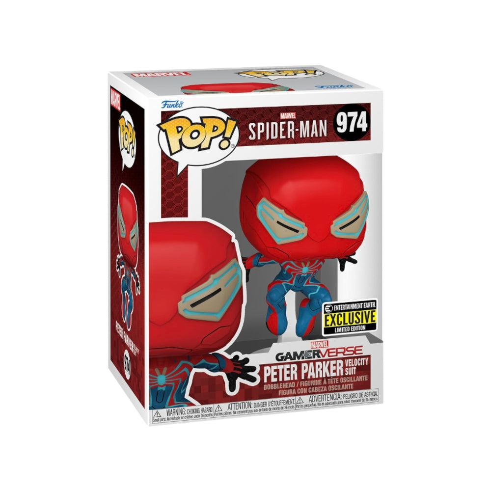 Peter Parker Velocity Suit | Funko Pop | Spider-Man 2 | Entertainment ...