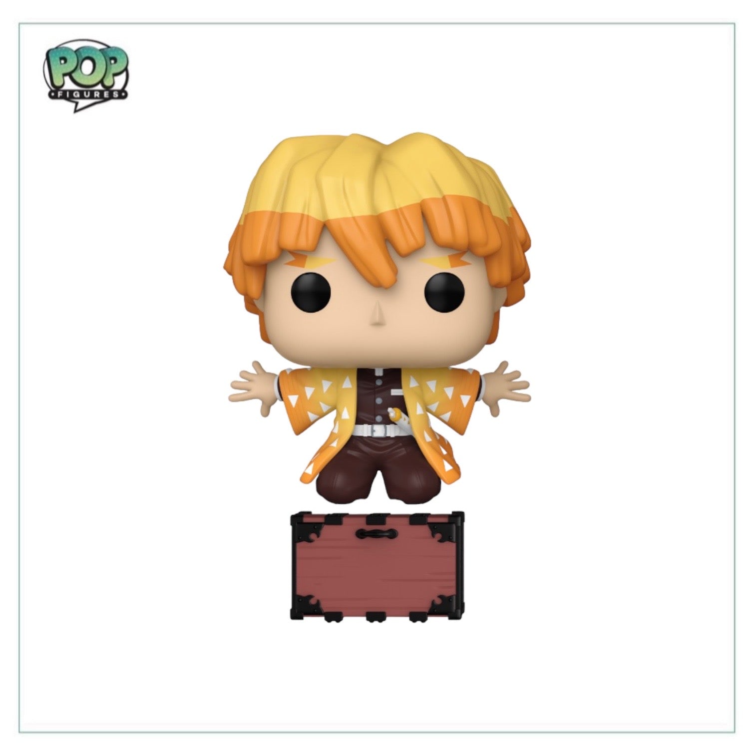 Zenitsu Agatsuma #1488 (Protecting Nezuko's Box) Funko Pop! - Demon Sl