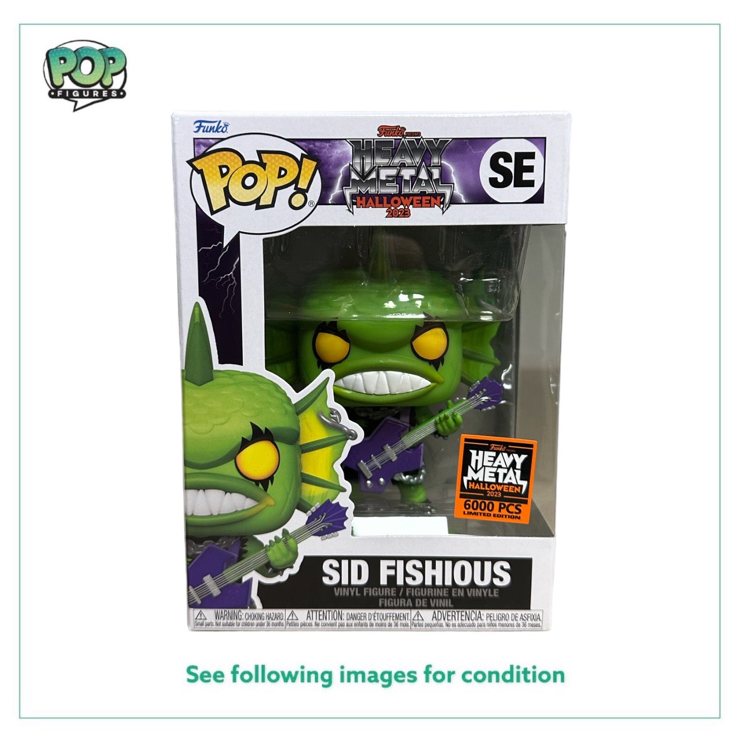 Sid Fishious Funko Pop! - Heavy Metal Halloween 2023 Exclusive LE6000