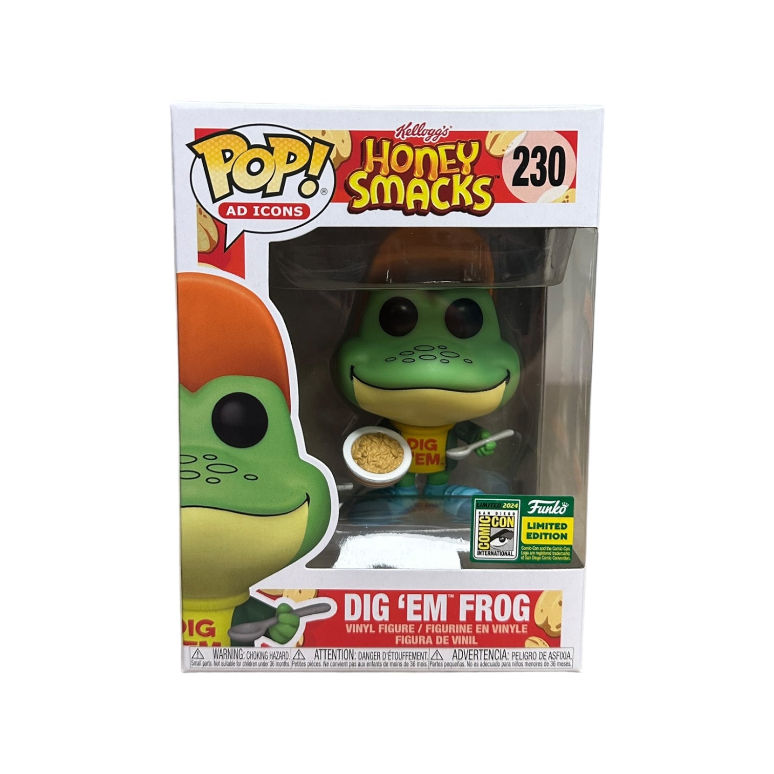 Dig 'em Frog | Honey Smacks | SDCC 2024 Official | Collectible