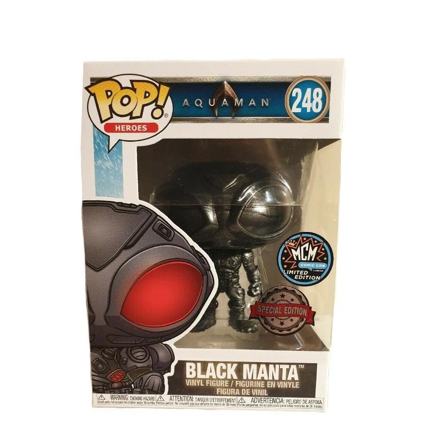 Funko POP DC Comics Aquaman #248 Black Manta MCM Comic Con Limited Ed ...