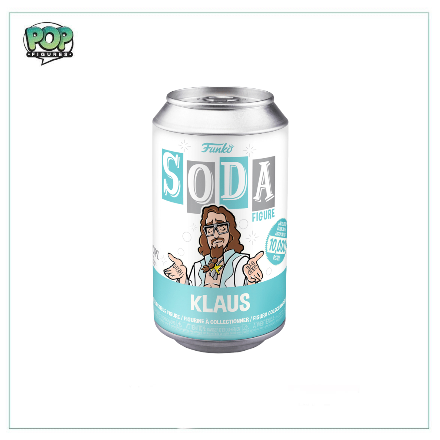 Klaus Funko Soda Vinyl Figure! - The Umbrella Academy - LE10000 Pcs